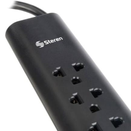 905-210 Barra Multicontactos Steren 1.7m 15A 6 Contactos Americanas ...